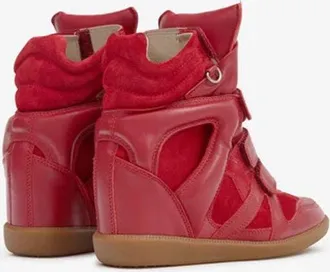 Isabel Marant Basketball Im H26 Sneaker - Red