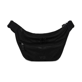 Yohji Yamamoto Schwarze Schnalle Verschluss Zwei Rei&szlig;verschlusstasche - - Bags - Herren - Schwarzk - ONE SIZE