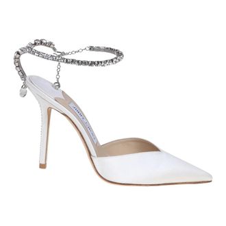 Jimmy Choo London Damen, Schuhe, Wei&szlig;, 37 1/2 EUGr&ouml;&szlig;e