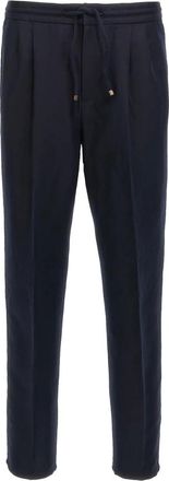 Brunello Cucinelli Homme, Pantalons, Bleu, Taille: M Straight Pantalons