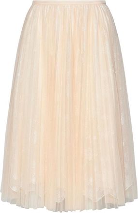Silvian Heach Femme, Jupes, Rose, Taille: 38 FR Pleated Midi Skirt