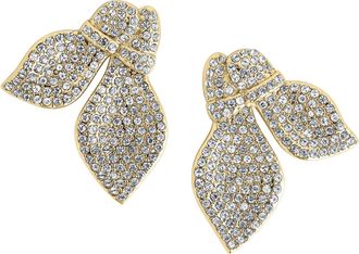 Classyandfabulous Jewelry Ohrringe Crystal Leaf