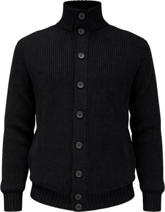 FILIPPO DE LAURENTIIS Homme, Pulls, Noir, Taille: XL Cardigans