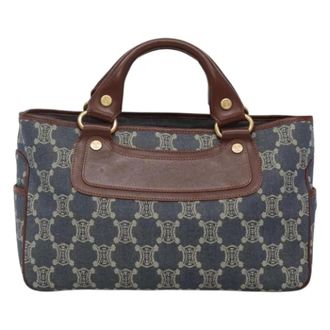 Celine Pre-owned Toile sacs-main - Femme - Pre-owned - Bleu - Taille: ONE Size