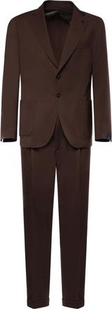 Santaniello Homme, Costumes, Brun, Taille: XL Sallia Single Breasted Suit