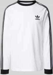 adidas Originals Longsleeve mit Label-Stitching und Rundhalsausschnitt