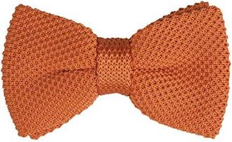 Allegra K Noeuds Papillon Pré-Noués Pour Hommes Femmes Noeud Papillon Tricoté Noeud Papillon Tricoté Solide Réglable Orange Taille unique