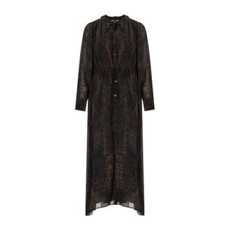 Marella Potente Shirt Dress - Femme - Robes - Brun - Taille: 36 FR