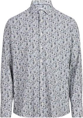 Eton Chemise ajust&eacute;e &agrave; imprim&eacute; en coton