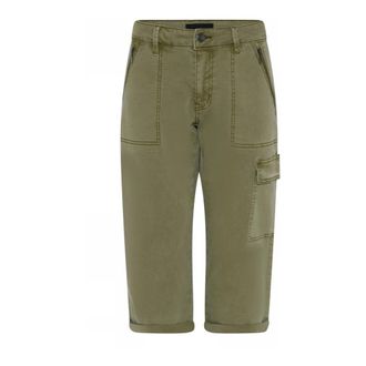C.Ro Cargo Pocket Capri Shorts Gr&uuml;n - - Shorts - Damen - Gr&uuml;n - L