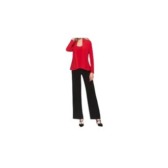 Frank Lyman Design 006 Pull-On Pant - - Trousers - Damen - Schwarzk - 5XL