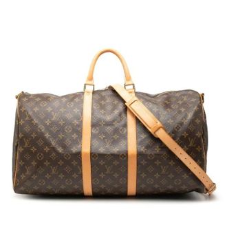 Louis Vuitton Pre-owned Keepall Bandouliere 55 - Femme - Pre-owned - Brun - Taille: ONE Size
