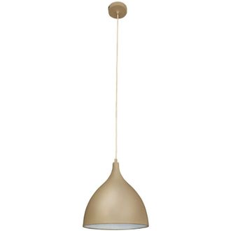 N&auml;ve Suspension lampe suspendue plafonnier salle &agrave; manger m&eacute;tal clair marron H 126 cm