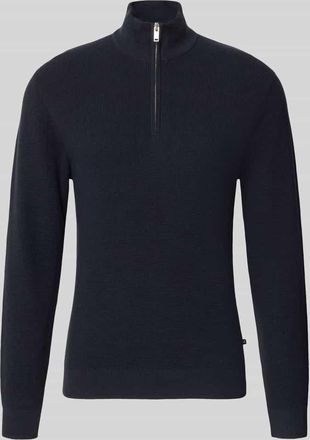 Matinique Slim Fit Troyer aus Baumwoll-Mix
