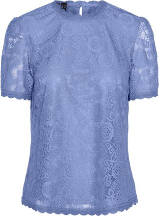 Pieces PCOLLINE SS LACE TOP NOOS BC