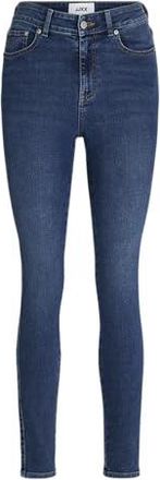 Jack & Jones Jack & Jones Jxvienna Skinny MW S1140 Jeans DNM Noos, Bleu foncé Denim, M x 32L Femme