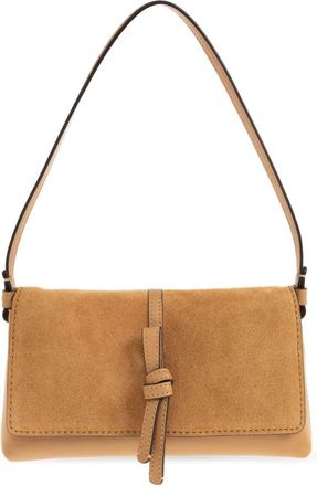 Kate Spade New York Femme, Sacs, Beige, Taille: ONE Size Loop Suede Small Shoulder Bag