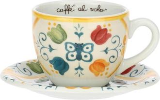 Thun Frühstückstasse mit Untertasse Eolia Porzellan