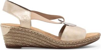 Rieker Sandalen 624H6-60 Beige