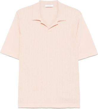 Cruciani t-shirt en maille textur&eacute;e - Rose