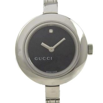 Gucci Montre Vintage Pre-owned en Acier Inoxydable - Femme - Pre-owned - Noir - Taille: ONE Size