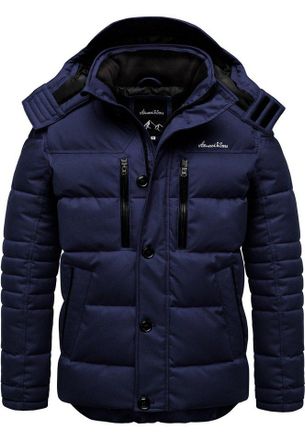 Amaci & Sons Winterjacke WACO Winterjacke Herren Gef&uuml;tterte Winter Jacke f&uuml;r M&auml;nner mit Kapuze