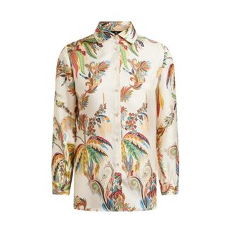 Etro Seidenhemd mit Paisleymuster - - Blouses & Shirts - Damen - Mehrfarbig - 2XS