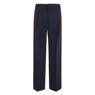 Alberta Ferretti Wide Pantalons - Femme - Pantalons - Noir - Taille: 40 FR