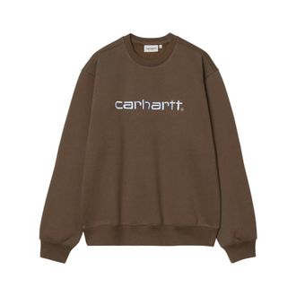 Carhartt Work in Progress Homme, Sweatshirts et sweats à capuche, Brun, Taille: M SweaT-shirt Élégant pour un Usage Quotidien