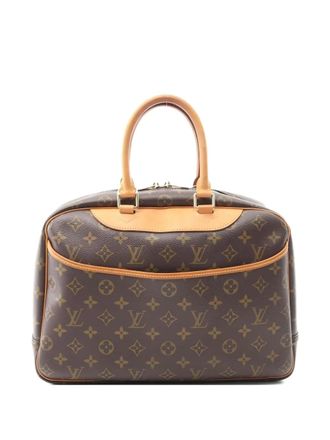 Louis Vuitton sac cabas Deauville &agrave; motif monogramm&eacute; - Marron