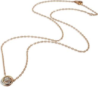 Cartier collier en or 18ct à pendentif à diamant