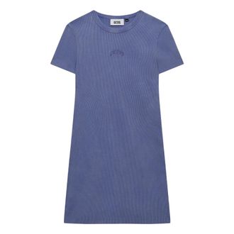 GCDS Baumwoll-Minikleid - - Dresses - Damen - Lila - XS
