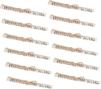 Cabilock 12 Stück Teiliges Jüdischer Mezuzah Schriftrollen mit Biblischen Segenssprüchen Religiöse Türdekoration Jüdische Haussegnung Stilvolle Türornamente fü