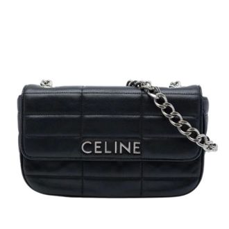 Celine Sac bandouli&egrave;re matelass&eacute; doccasion - Femme - Pre-owned - Noir - Taille: ONE Size