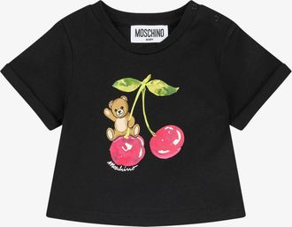 Moschino T-Shirt aus Baumwolljersey Moschino Teddy Bear - Schwarz
