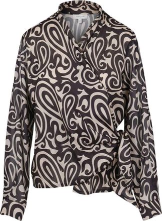 Ni&ugrave; Niu, Femme, Blouses et Chemises, Multicolore, Taille: 40 FR Blusa Incrociata