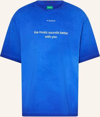 Flaneur Fl&acirc;neur Oversized-Shirt With You blau