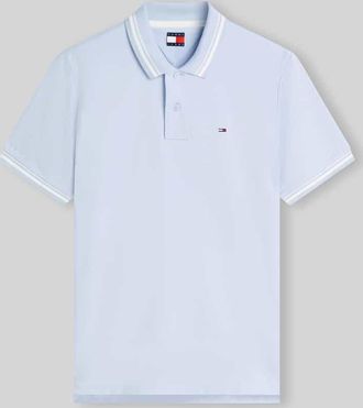 Tommy Jeans Regular Fit Poloshirt aus reiner Baumwolle