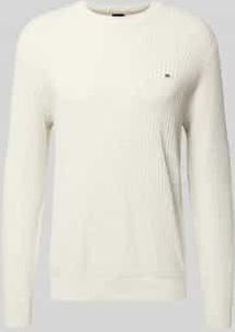 Christian Berg Strickpullover mit Label-Detail