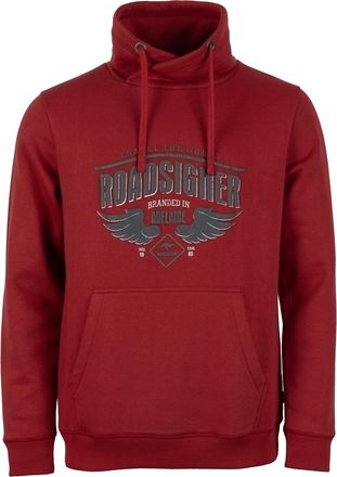 Roadsign Herren Sweatshirt Komfortables Tube mit markanter Markenbotschaft für kalte Tage rot, 3XL