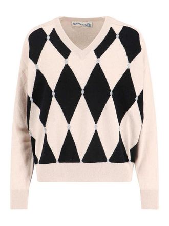 Ballantyne Rundhalspullover - Beige