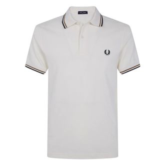 Fred Perry Herren, Oberteile, Wei&szlig;, LGr&ouml;&szlig;e