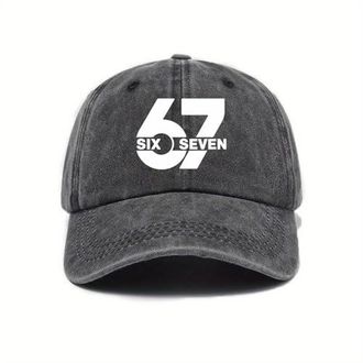 Generic Casquette de baseball &eacute;l&eacute;gante avec imprim&eacute; pour adolescents et adultes, casquette de baseball lav&eacute;e avec visi&egrave;re, casquette UD classique pour lautomn