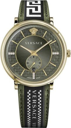 Versace V-Circle 42 mm - - Accessories - Herren - Gr&uuml;n - ONE SIZE