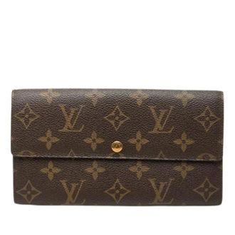 Louis Vuitton Portefeuille Long Pre-owned - Femme - Pre-owned - Brun - Taille: ONE Size