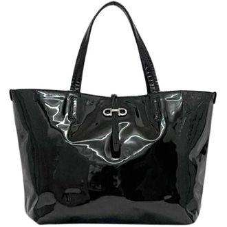 Ferragamo Pre-owned Ledertasche - - Pre-owned - Damen - Schwarzk - ONE SIZE