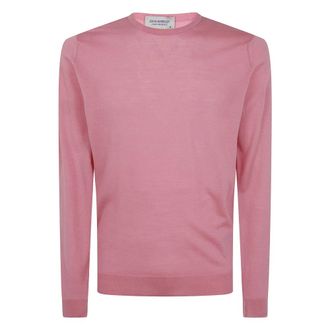 John Smedley Herren, Strickwaren, Rosa, LGr&ouml;&szlig;e