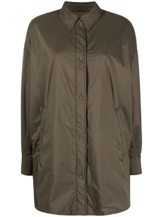 Herno veste boutonn&eacute;e &agrave; manches longues - Vert