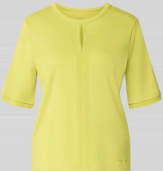 Marc Cain T-Shirt mit Rundhalsausschnitt und Cut Out