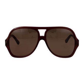 Chlo&eacute; Femme, Accessoires, Brun, Taille: 58 MM Lunettes de soleil